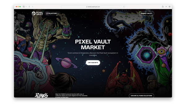 Explore Web3's First Multi-Franchise: Pixel Vault Community Marketplace ...